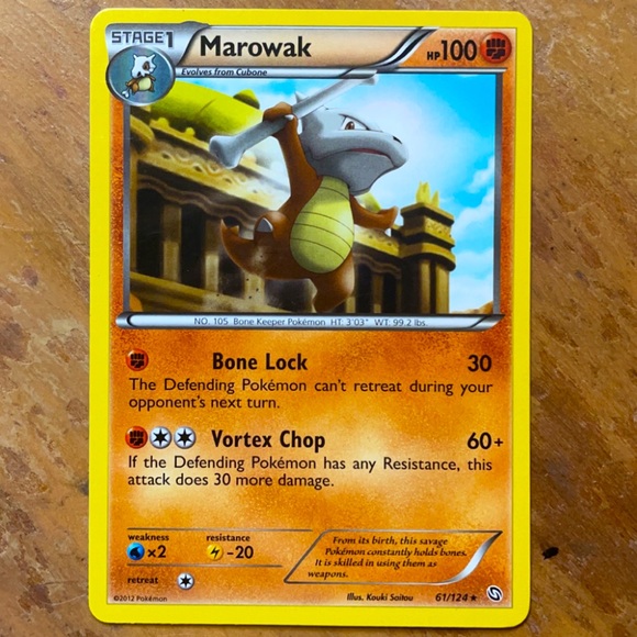 Marowak Pokemon Card